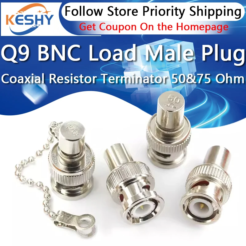 Q9 BNC нагрузки штекер 50/75 Ом | AliExpress