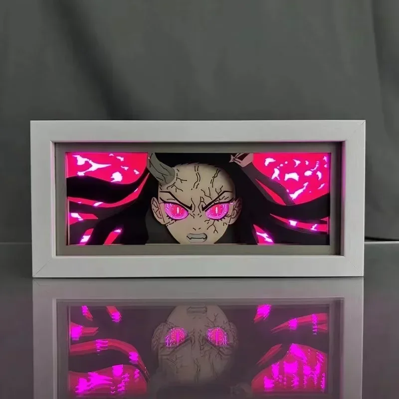 Demon Slayer Kimetsu No Yaiba Paper Cut Shadow Box, Настольная ...