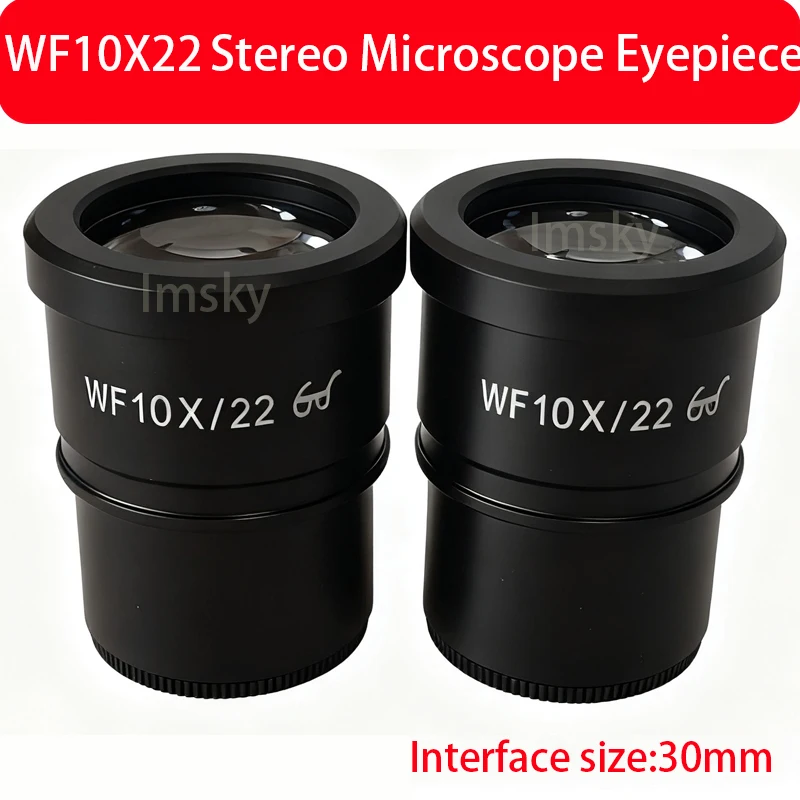 2 шт. WF10X22 мм окуляры для микроскопа VBNM | AliExpress