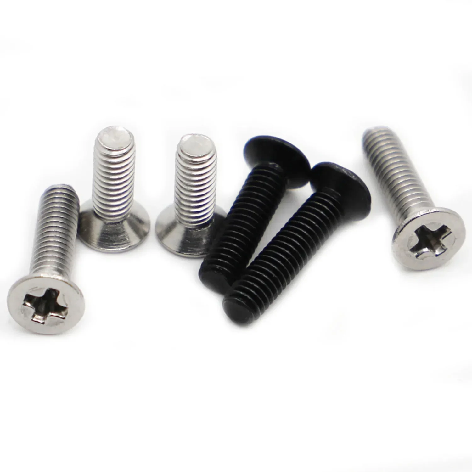 20 шт./лот, болт с крестообразным шлицем и плоской потайной головкой M1 ...