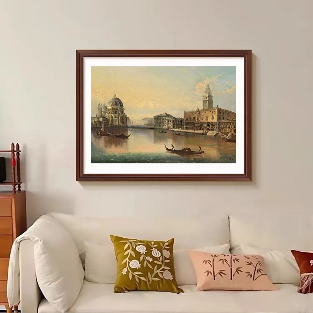 Художественный постер Linbao "Канальный торговый корабль" | AliExpress