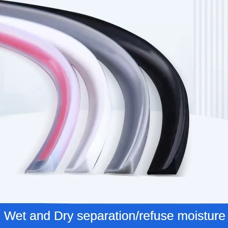 Силиконовая водоудерживающая полоса для ванной комнаты, блокировщик ...