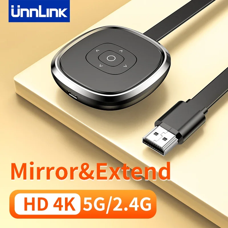 Unnlink 5G 4K TV беспроводной Wi-Fi зеркальный Кабель HDMI видеоключ ...