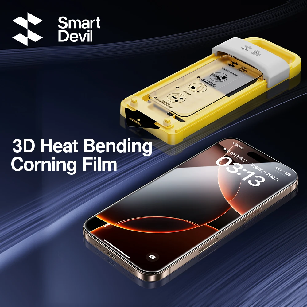 Пленка из закаленного стекла SmartDevil Corning для iPhone 16 Pro Max 16 Pro 15 Pro ...