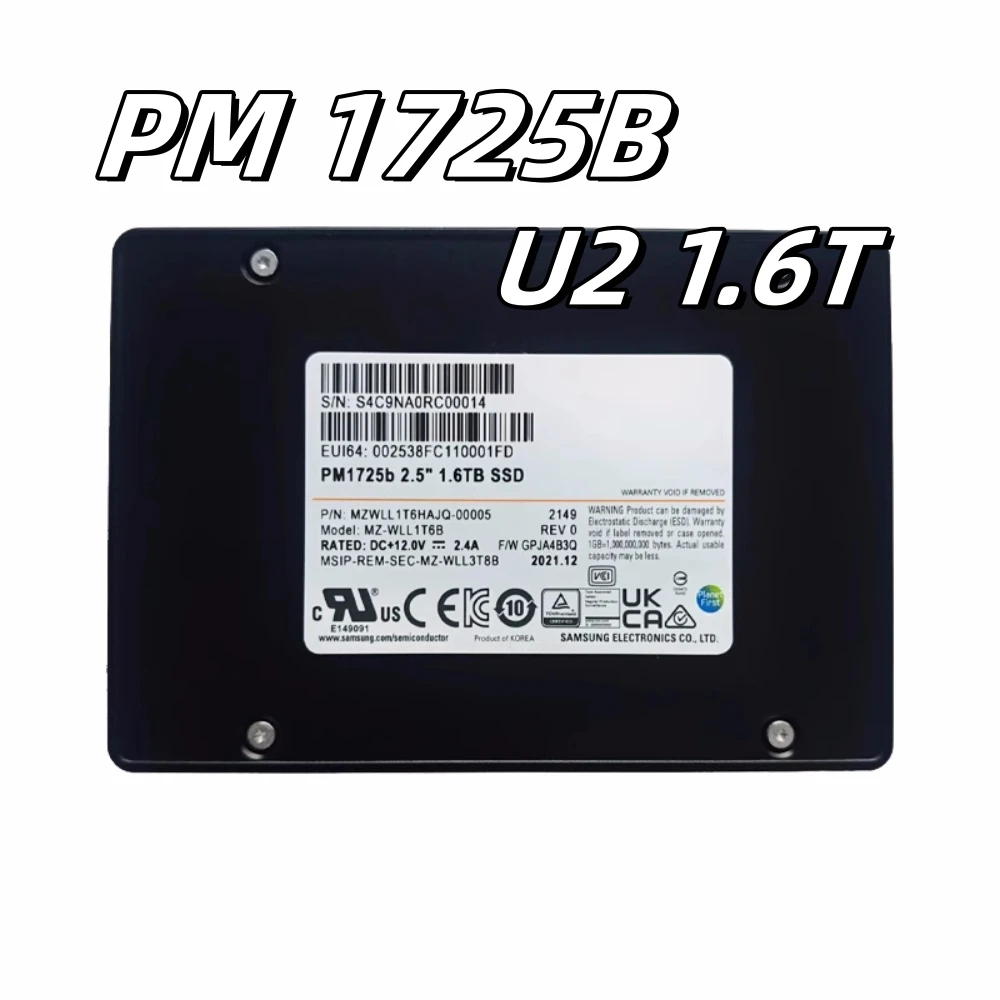 Samsung PM1725B 1.6T U2 NVMe PCIe3.0 SSD | AliExpress