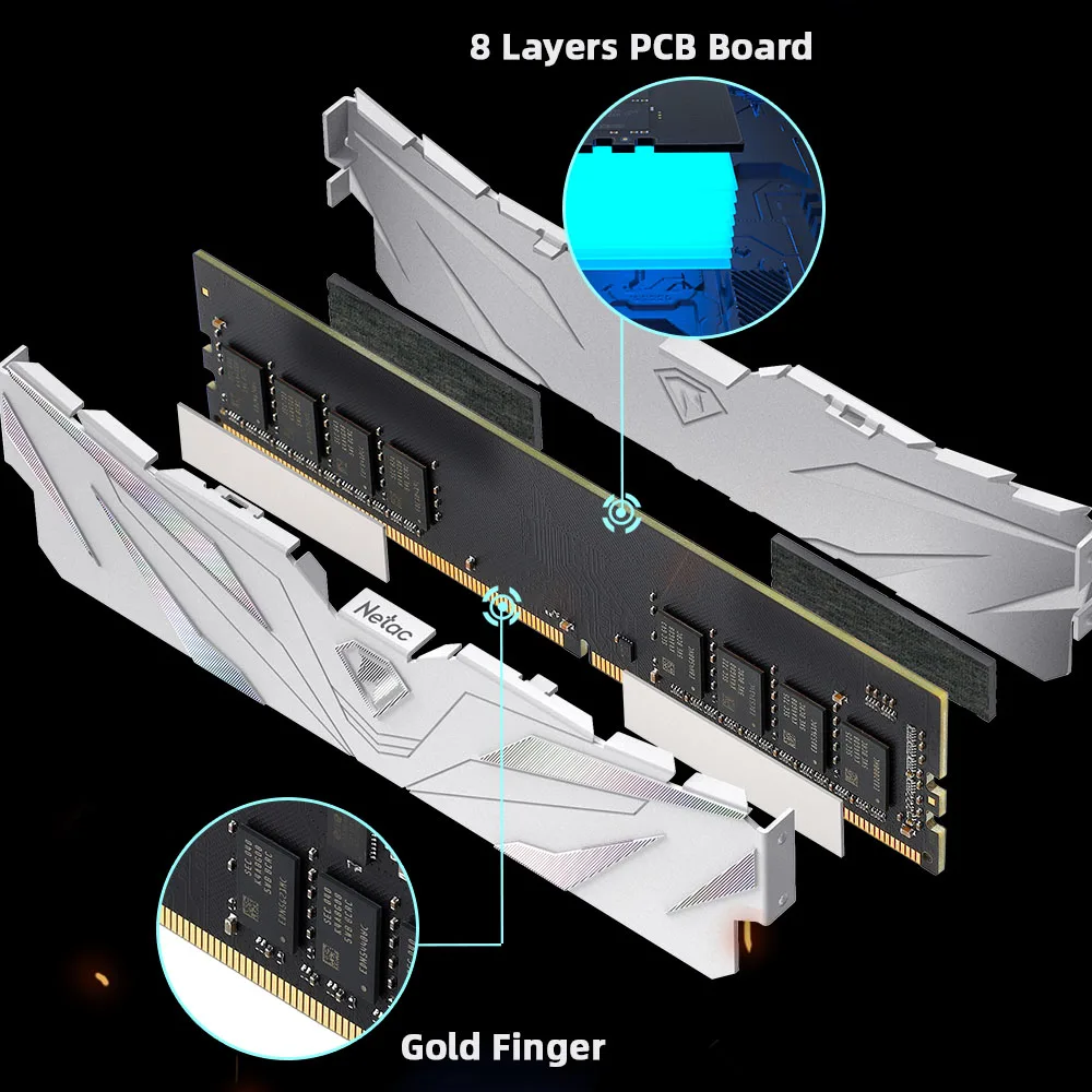 Оперативная память Netac DDR4 8 Гб 16 Гб DDR4 3200 МГц 3600 МГц 2666 ...