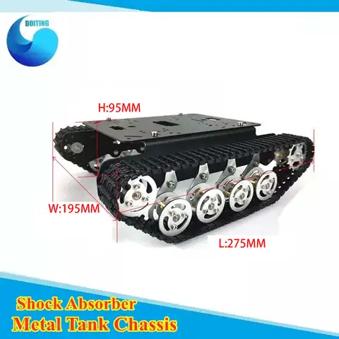 Tracked tank chassis with arduino - купить недорого | AliExpress