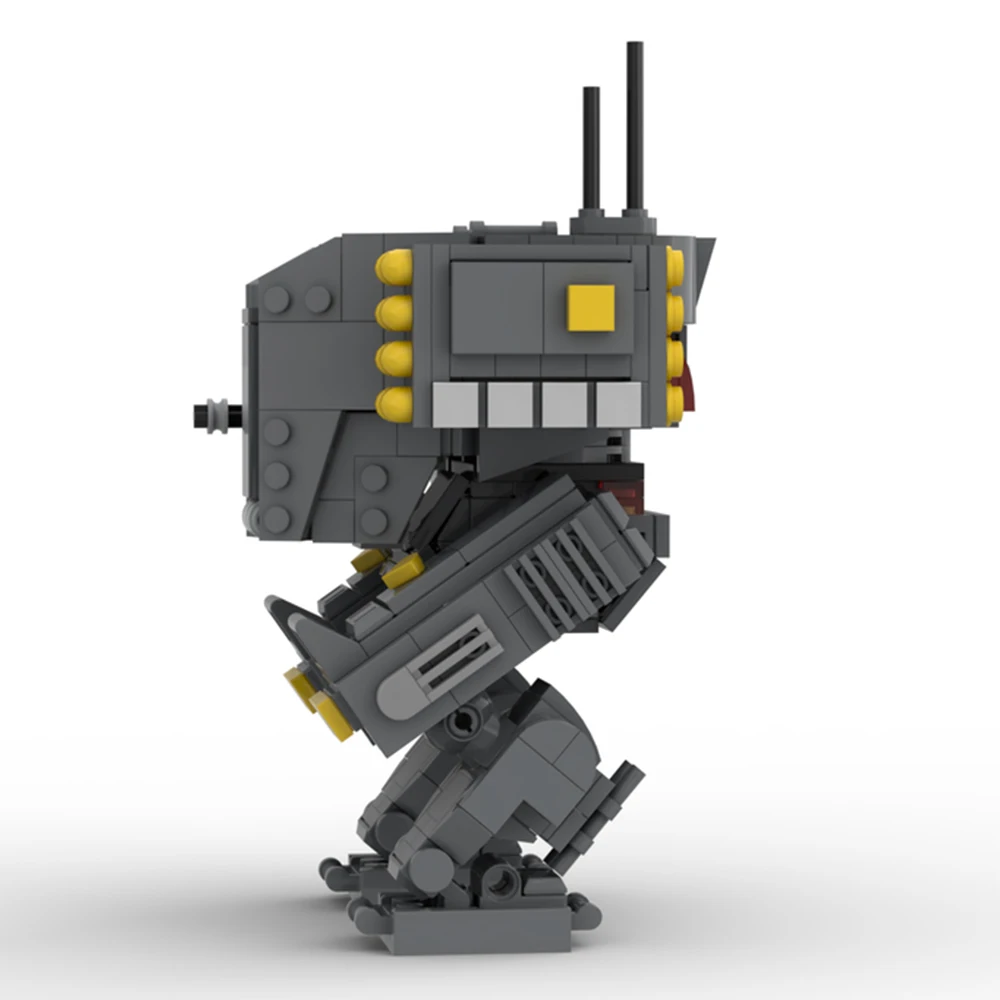 Gobricks MOC Mecha Robot Helldiverseds EX-45 Patriot Exosuit Модель ...