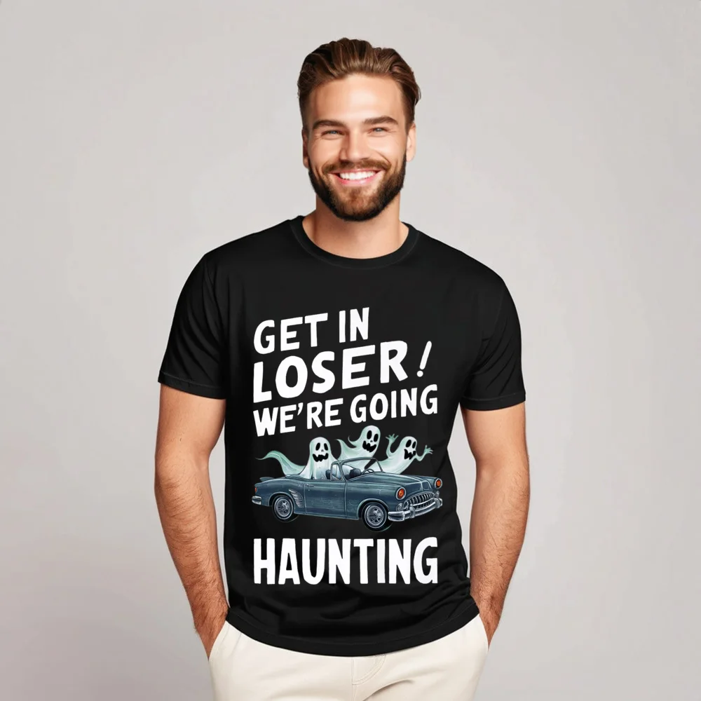 Мужские футболки с коротким рукавом и круглым вырезом, из хлопка ...