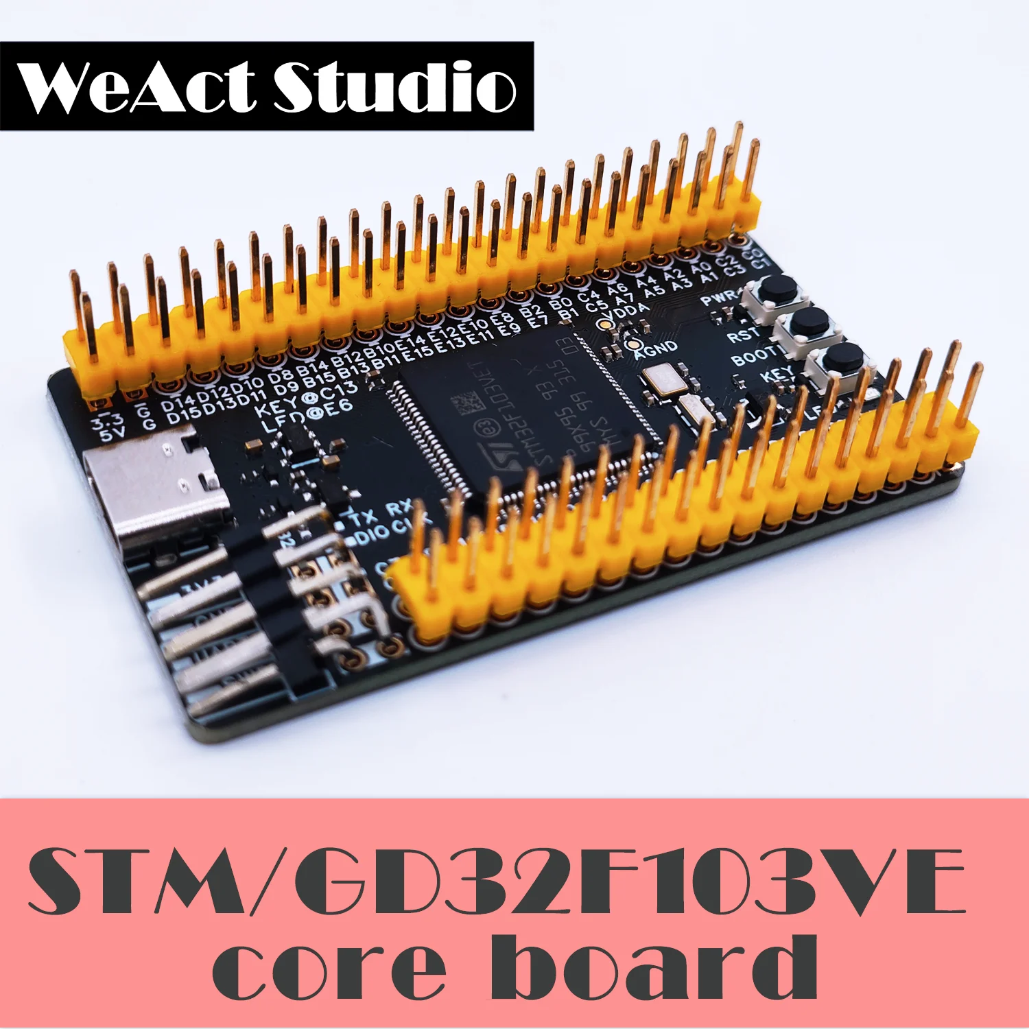 Плата демо-платы WeAct STM32F103VET6 GD32F103VET6 GD32F303VET6 | AliExpress