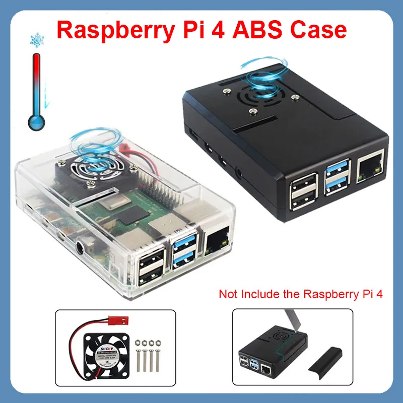 Съемный корпус из АБС-пластика для Raspberry Pi 4 | AliExpress