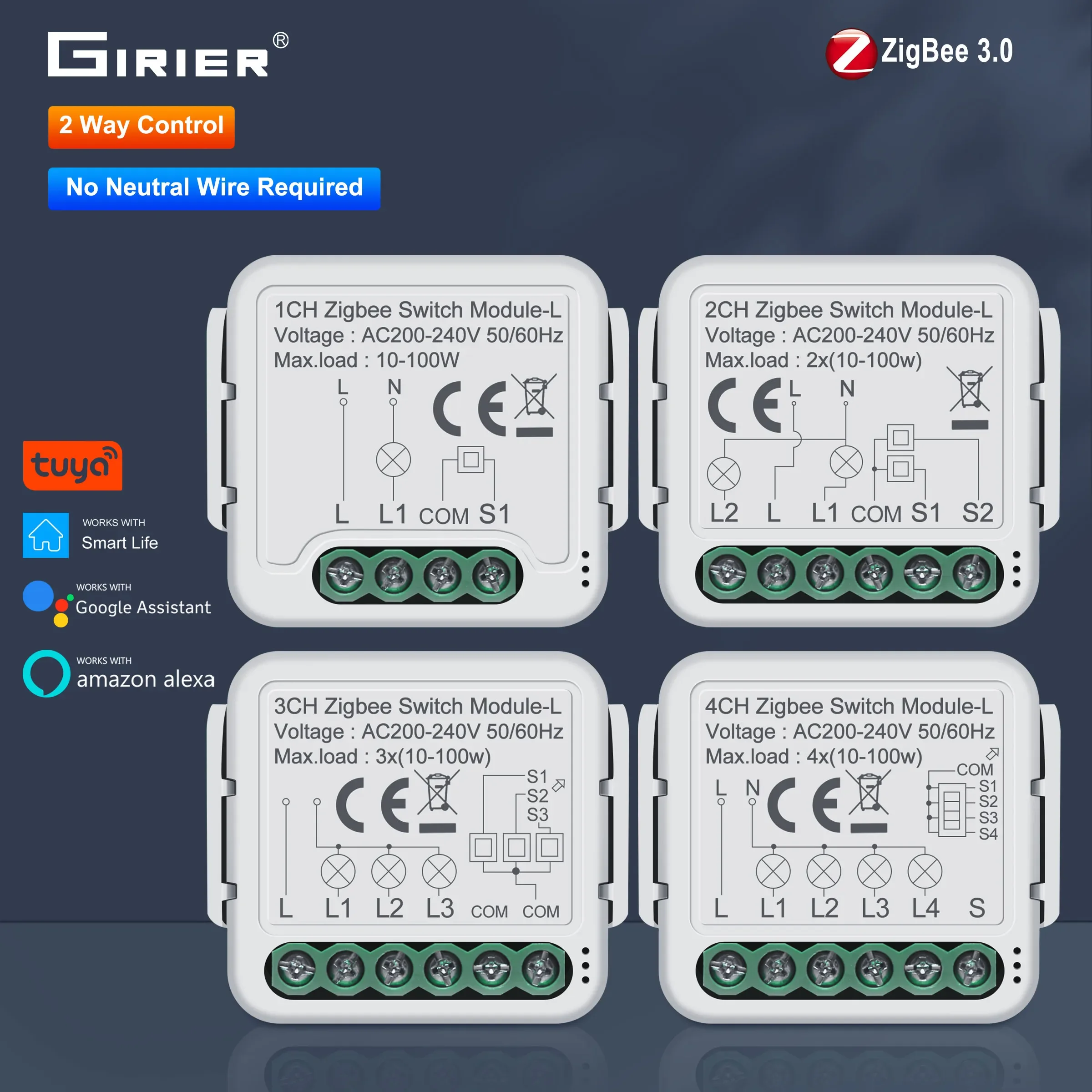 GIRIER Zigbee switch module | AliExpress