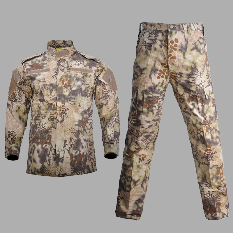 Multicam Camo Male Security Combat Uniform Uniform Tactical Combat ...
