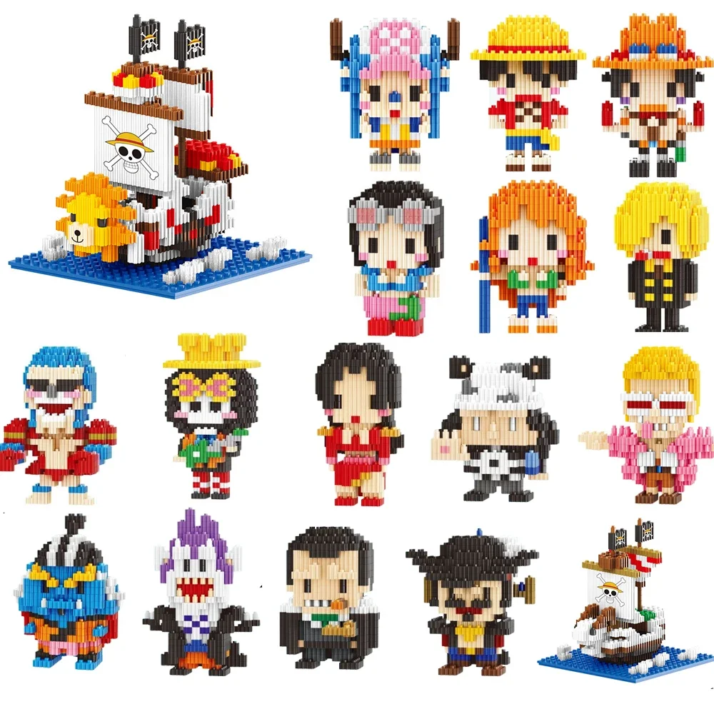 Luffy Chopper Connection Building Blocks One Linkgo Piece Boa Franky ...