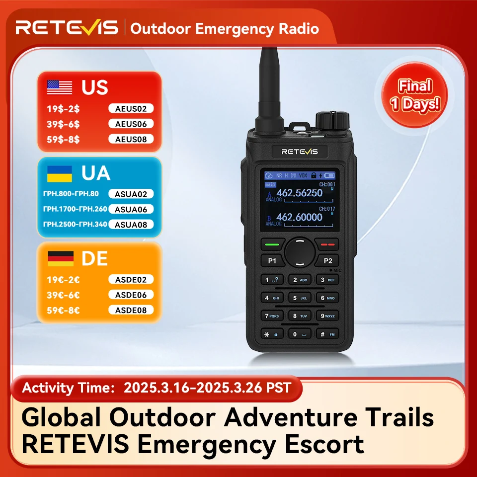 Retevis C62 Портативная рация 5 Вт | AliExpress