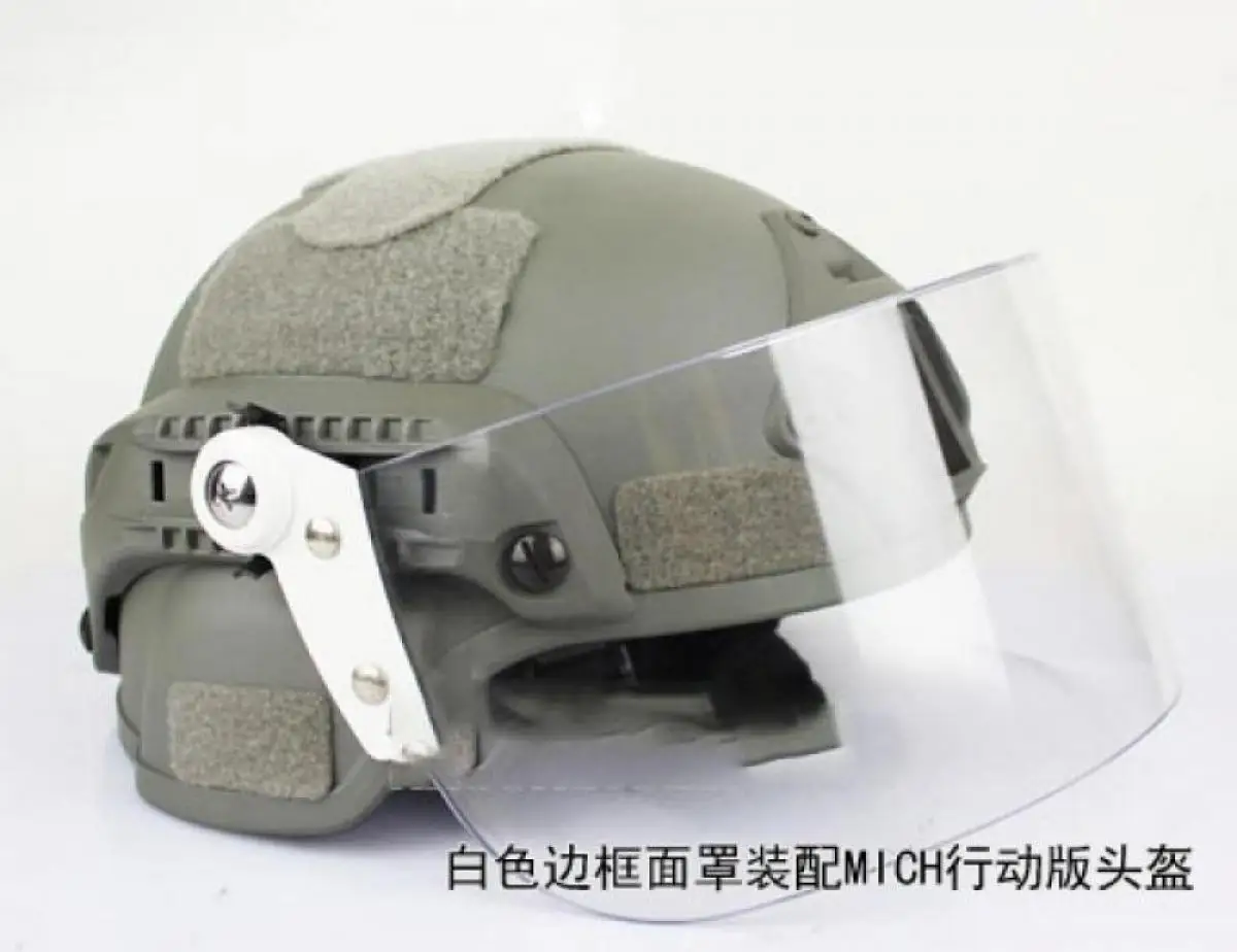 Windproof Lens Riot Mask Rail Helmet Helmet Dedicated Cs Anti Bb Bullet ...