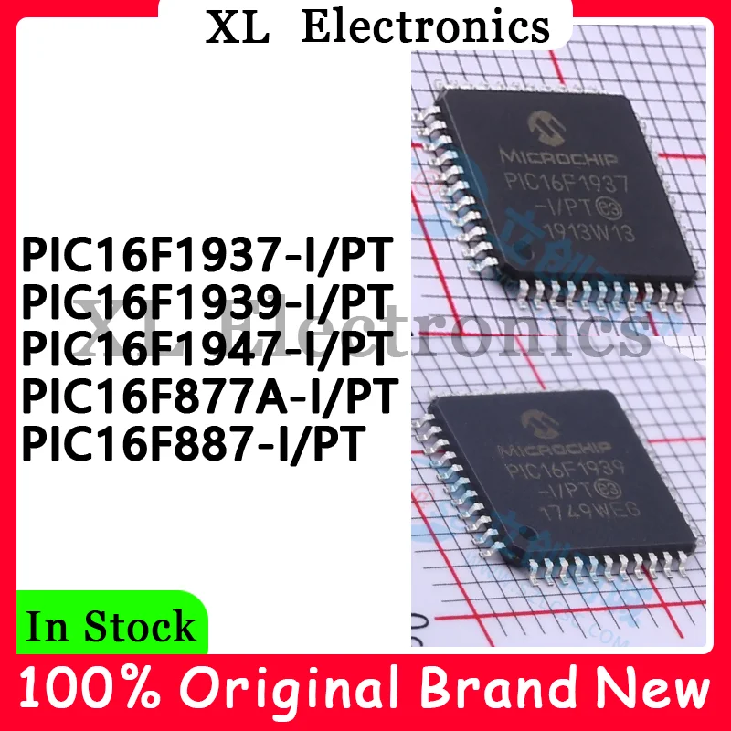 Микроконтроллеры PIC16F1937-I/PT PIC16F1939-I/PT PIC16F1947-I/PT PIC16F877A-I/PT PIC16F887-I/PT ...