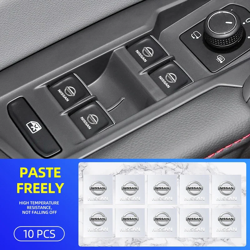 3D Metal Car Interior Decoration Stickers Car Accessories For Nissan ...