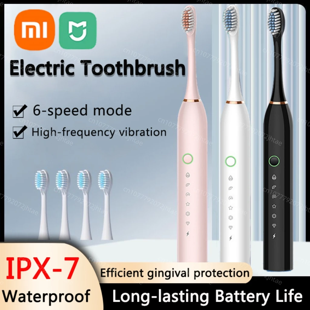 Электрическая зубная щетка Xiaomi MIJIA, перезаряжаемая через USB ...