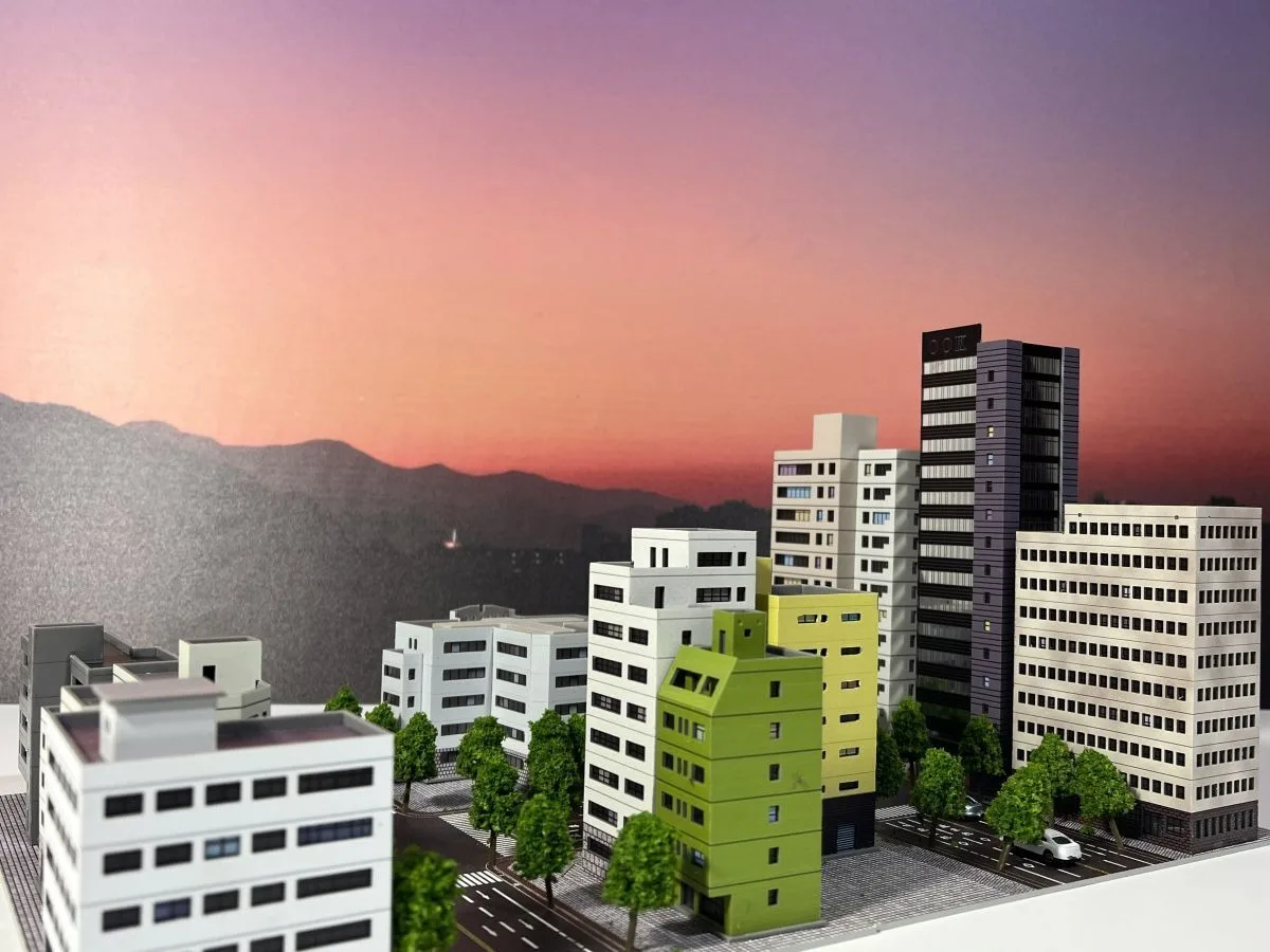 Архитектурная модель здания Ultraman 1:300 ABS | AliExpress