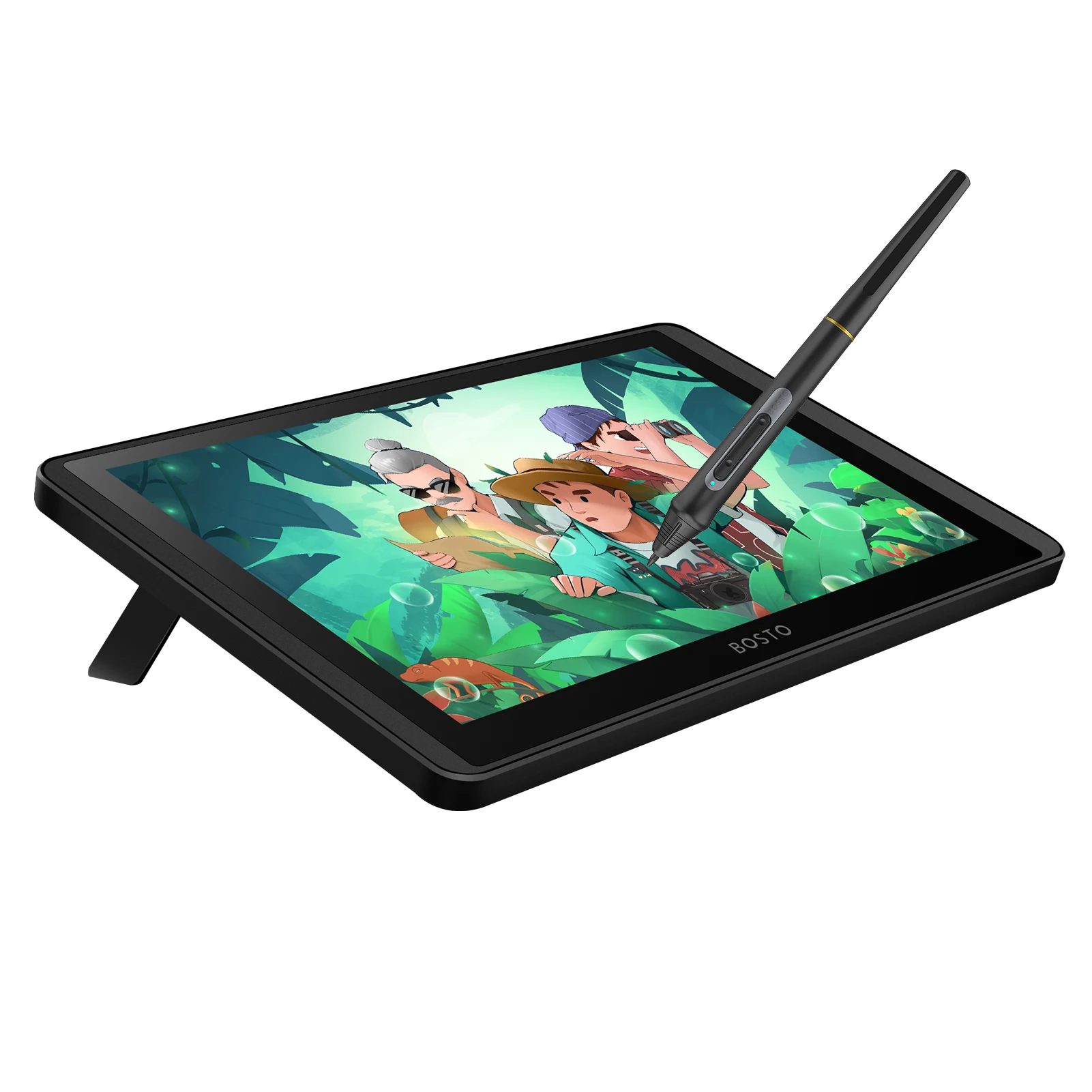 Графический планшет BOSTO 12HD-A H-IPS, 11,6 дюйма, 1366x76, 8 дюймов ...