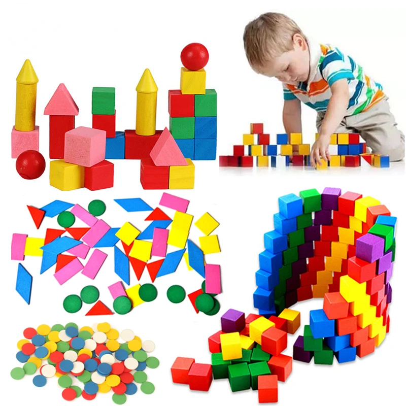 Colorful Bamboo Counting Sticks Clock Toy Mathematics Montessori ...