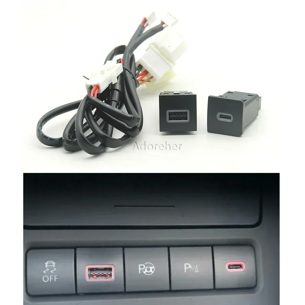 Зарядное устройство USB для VW Golf 6 Jetta 5 MK5 Scirocco 2006-2012 ...
