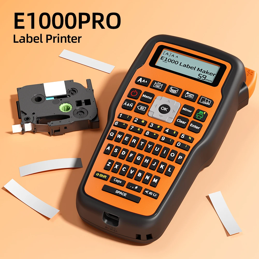 Phomemo E1000 PRO Портативный принтер этикеток | AliExpress