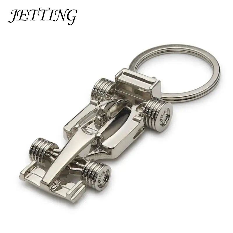 New Arrive Racing Key Chain Silver Color Alloy Full Wheel Car Key