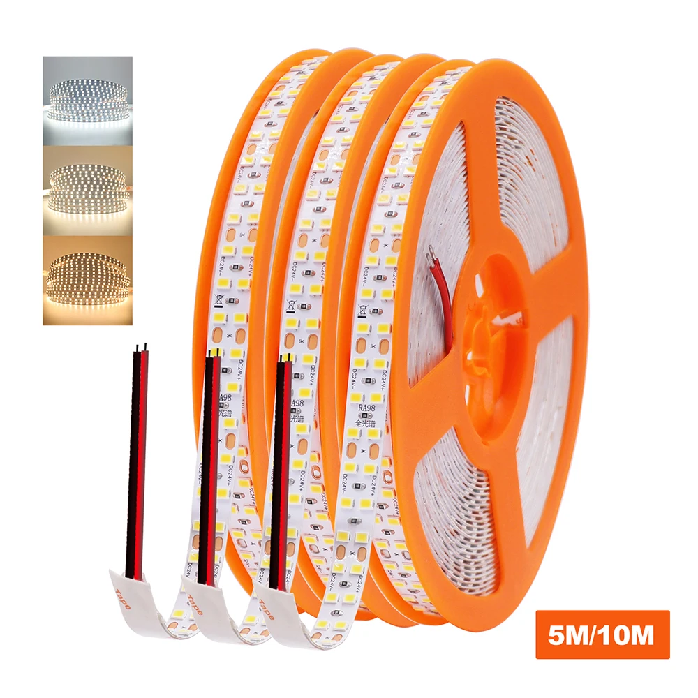 24V 240LED/M Светодиодная лента 5 м 10 м RA98 2700K 3000K 3500K 4000K ...