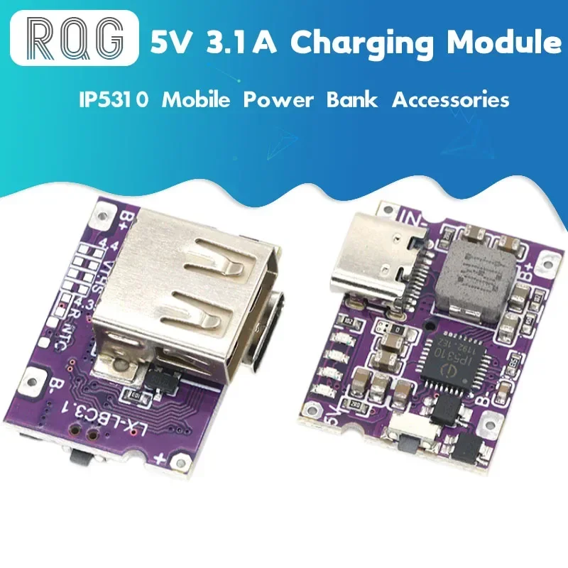 Преобразователь USB Type-C 5В 3.1А IP5310 | AliExpress