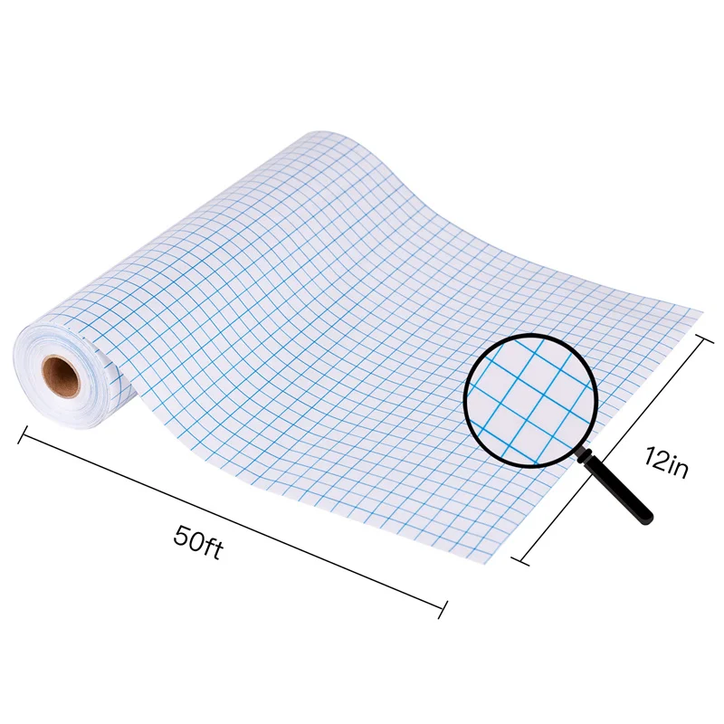 DIY Vinyl Transfer Paper Tape Roll Alignment Grid Application Tape for ...