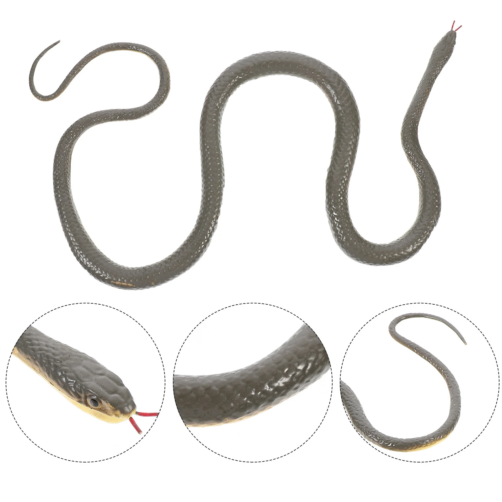 Creepy Tricky Snake Props Artificial Haunted House Realistic Plastic ...