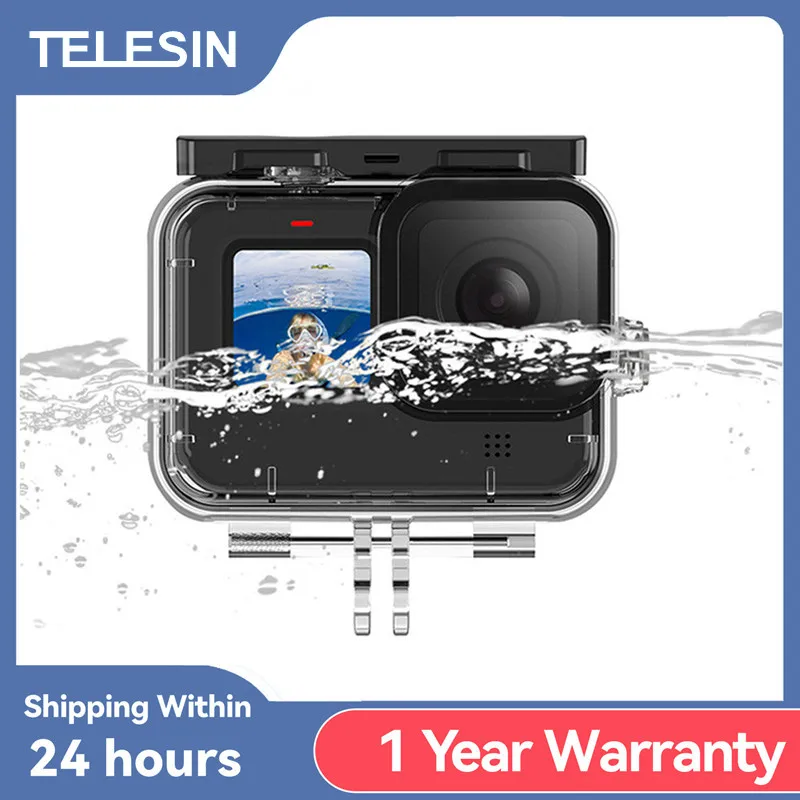 TELESIN Водонепроницаемый чехол для GoPro Hero 9 10 11 12 | AliExpress