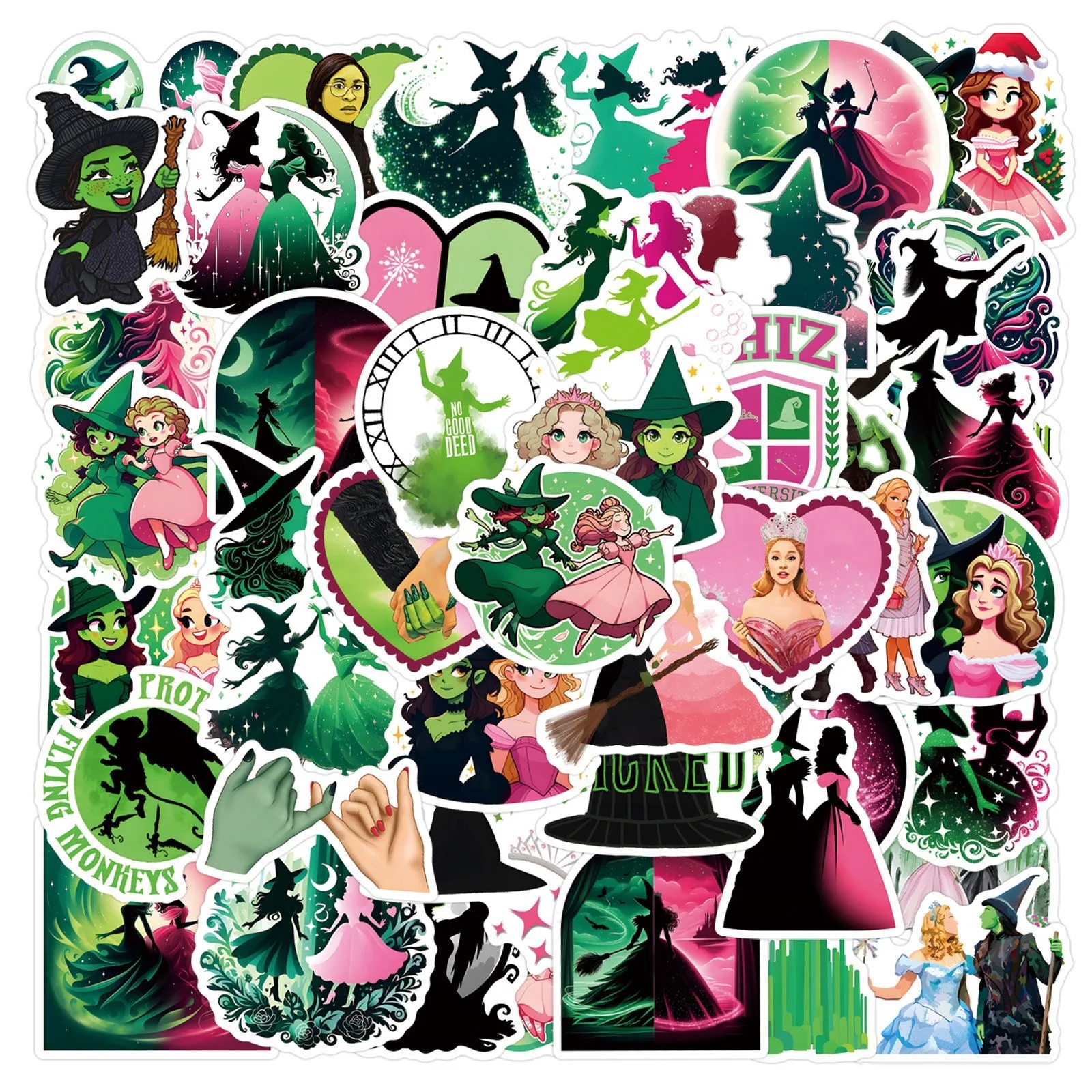 10 55 шт фильм Wicked музыкальные граффити наклейки Diy ведьма наклейки украшения скейтборд