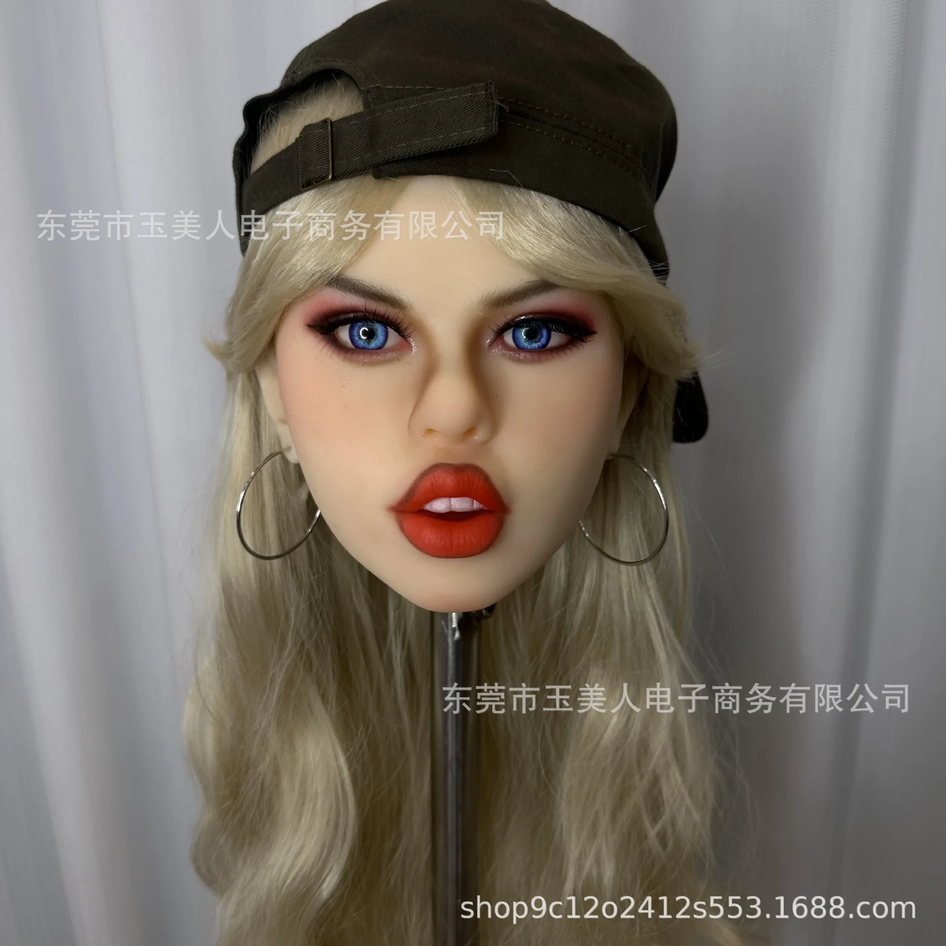 Real TPE Doll Singel Head M16 Screw Mouth Opening Action Figure Head ...