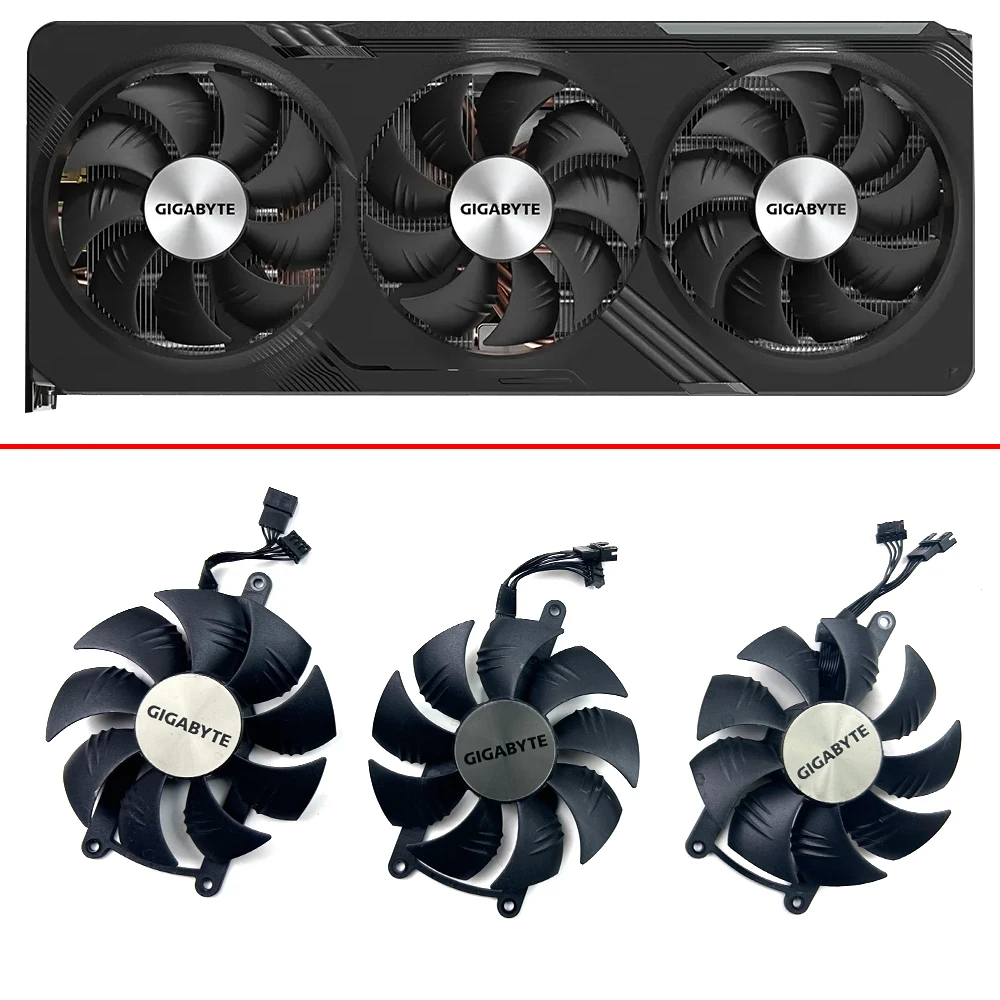 NEW Cooing Fan For Gigabyte RTX4060 4070ti RX6700 XT RX7700 ELITE video ...