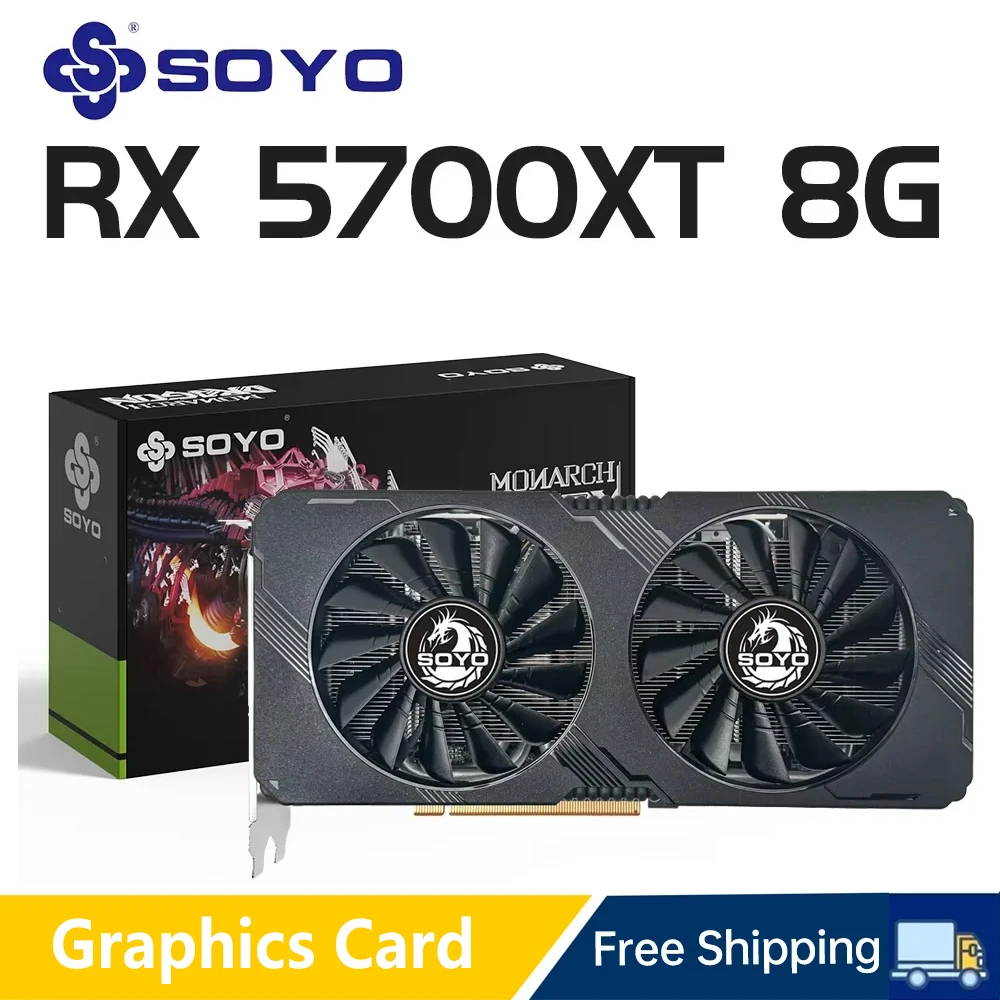 SOYO RX5700XT 8G видеокарта | AliExpress