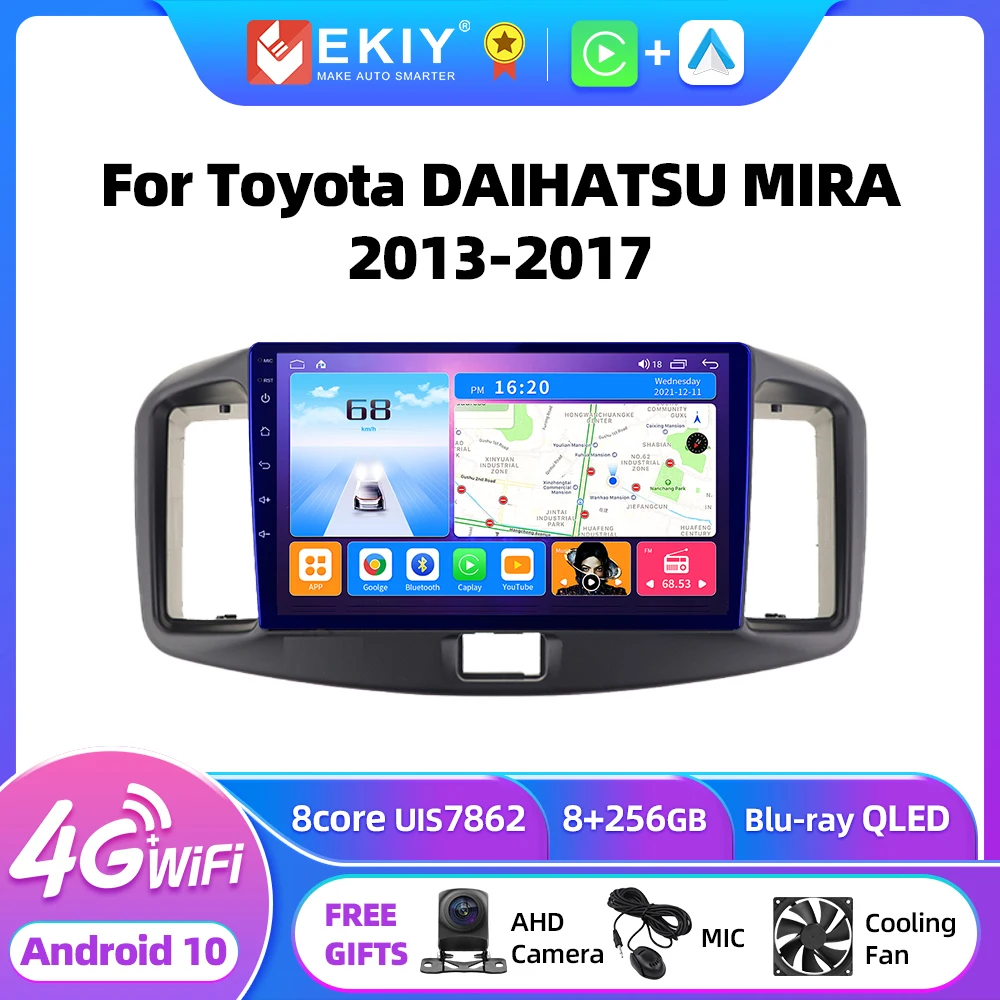 EKIY T7 Android для Toyota DAIHATSU MIRA 2013-2017 Автомагнитола мультимедийный видеоплеер ...