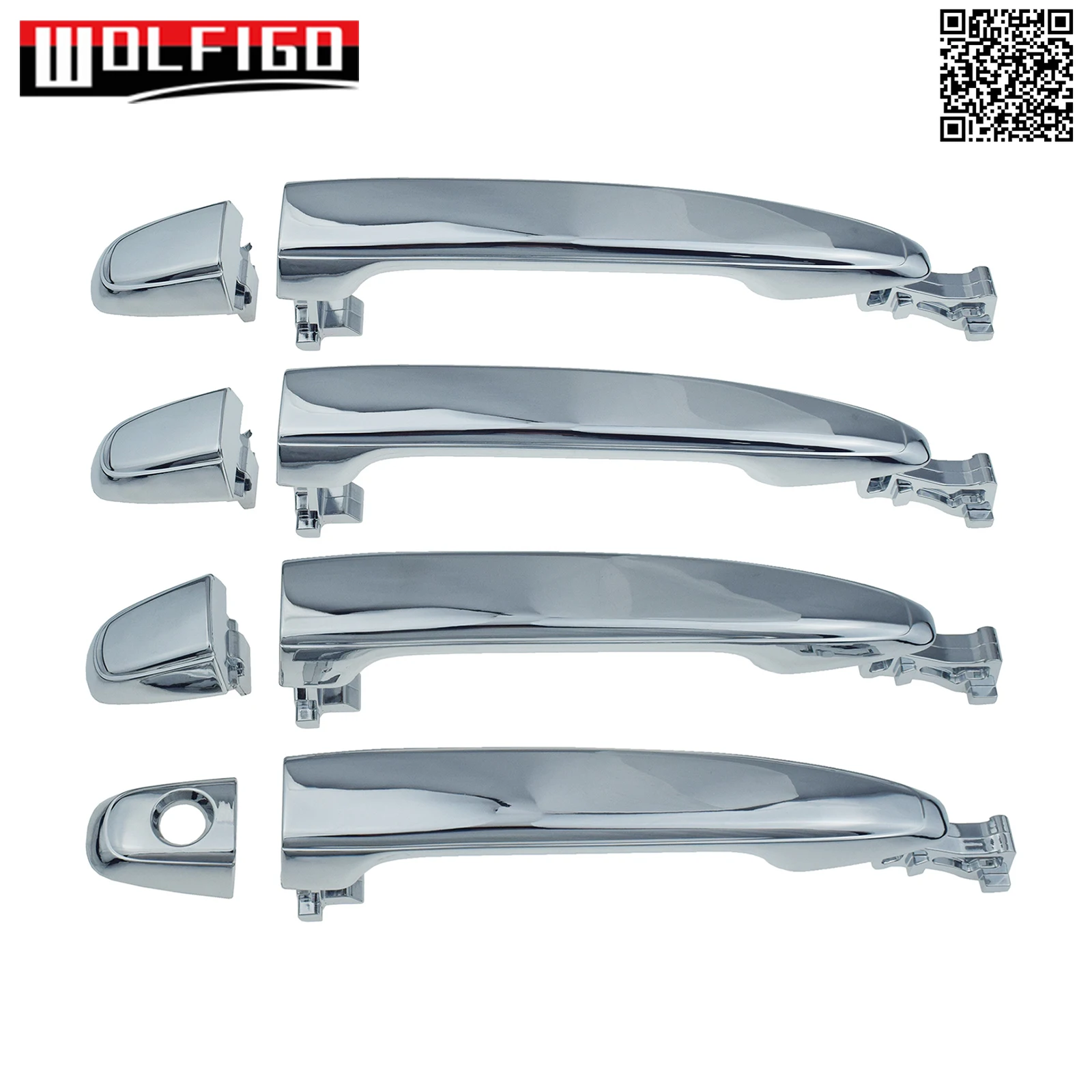 4 шт. передняя задняя ручка раздвижной двери, хромированная левая ...