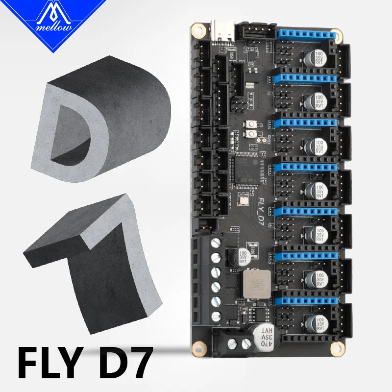 Материнская плата Mellow FLY D7 V1.0 для 3D-принтеров | AliExpress