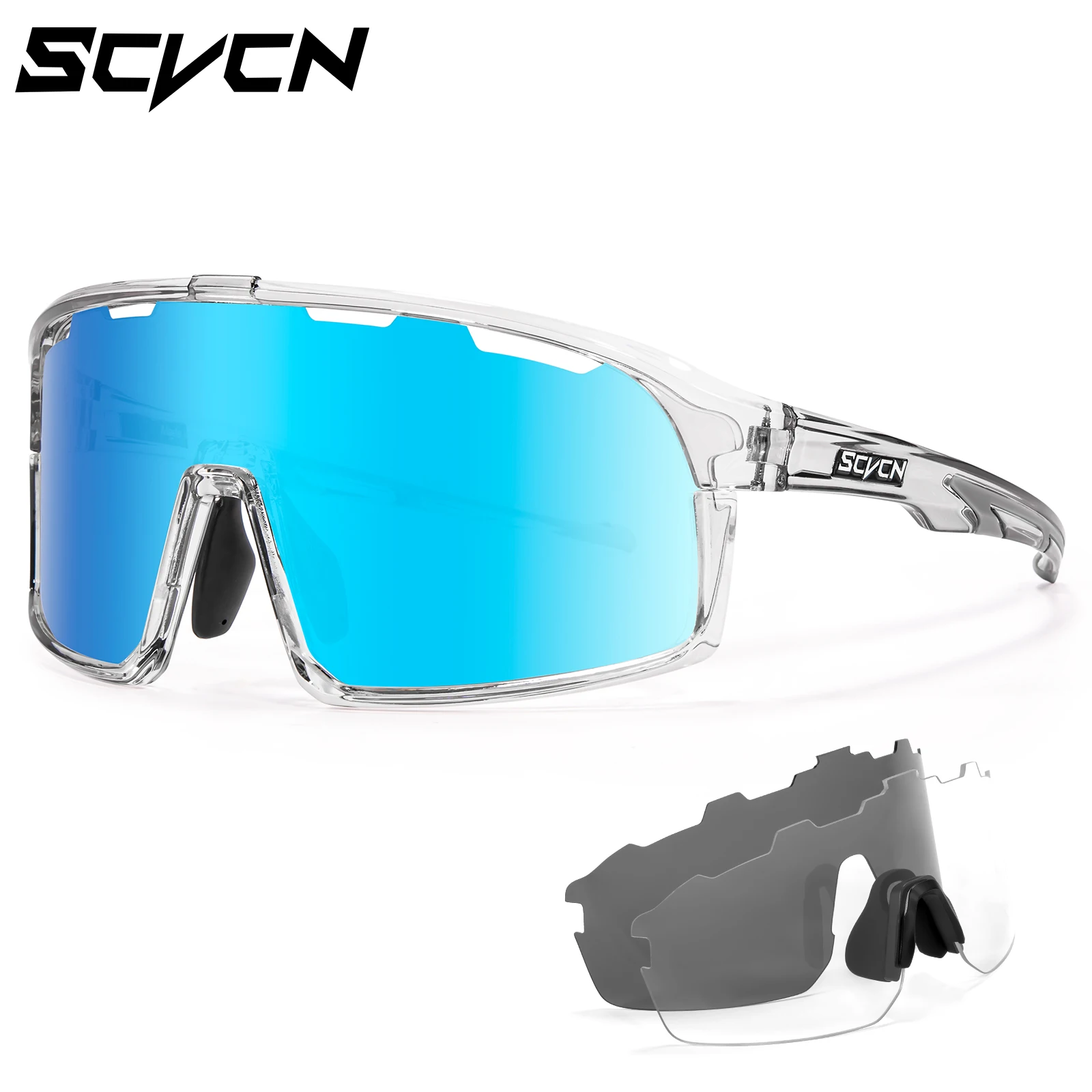 Спортивные поляризованные солнцезащитные очки SCVCN для горного ...