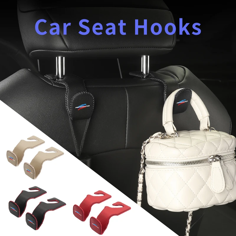 Car Rear Seat Hooks Auto Organizer Hanger Accessories For BMW Handbag ...