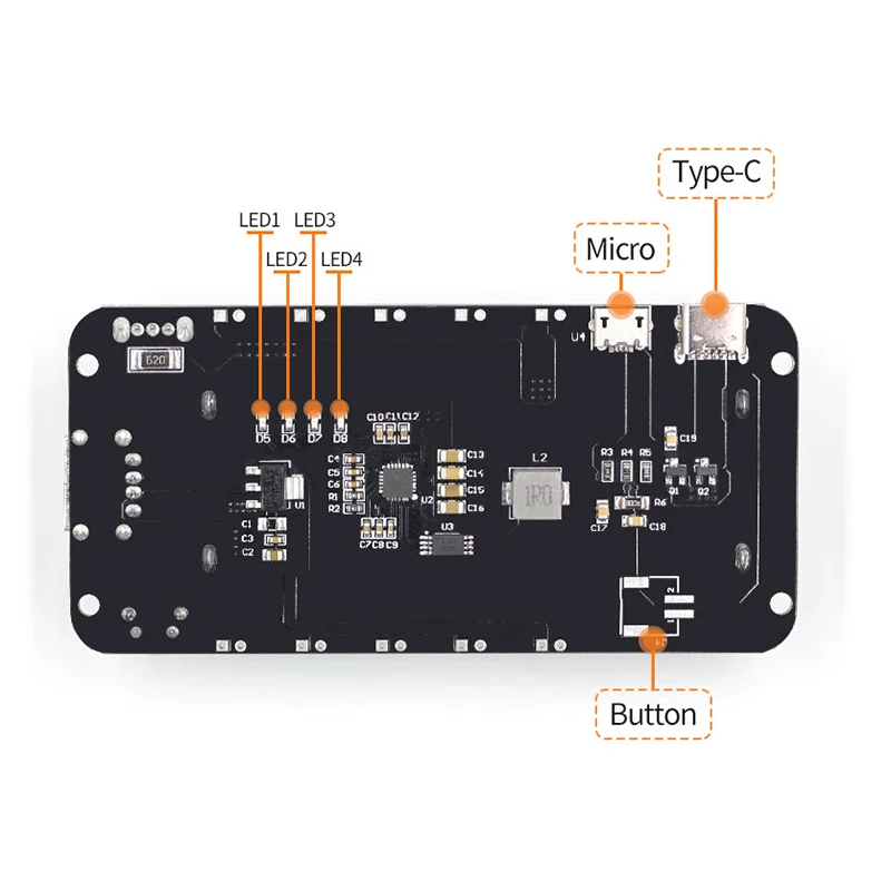 Плата расширения двухвольтной 18650 литиевой Φ V8, модуль 5 В/3 А, 3 В ...
