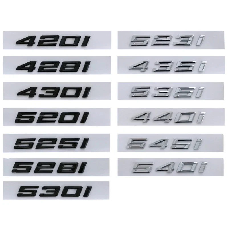 Car Tail Trunk Emblem Sticker Auto Body Side Badge for BMW 420i 428i ...