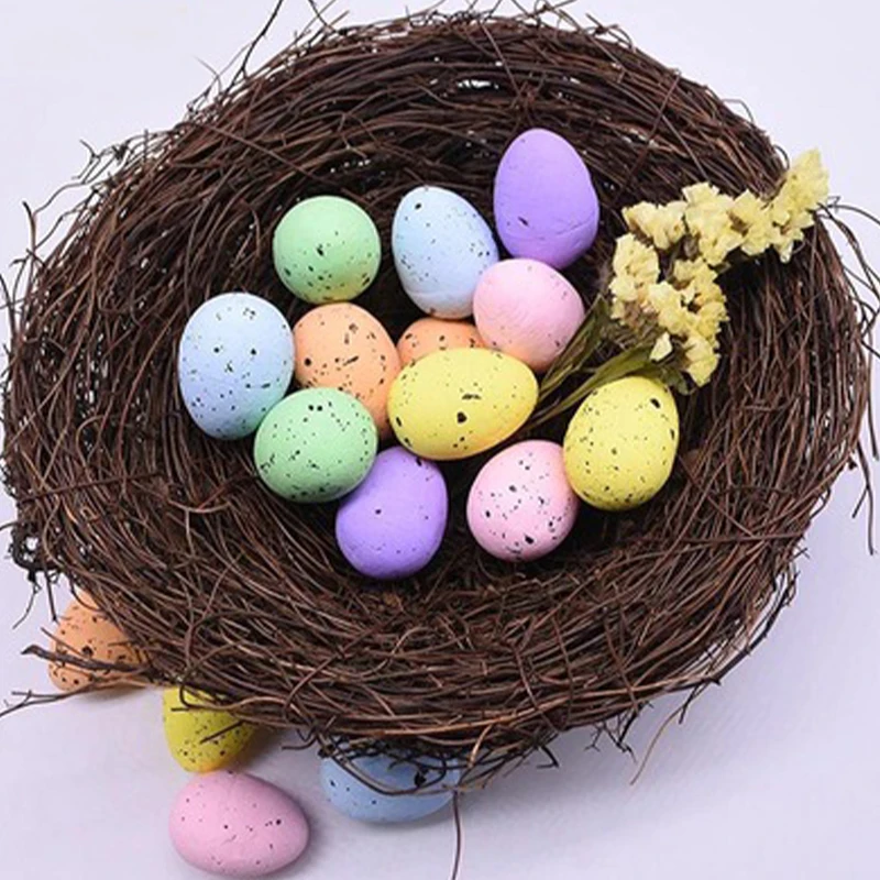 Пасхальные яйца, цветные яйца из пенопласта, сделай сам, венок ...