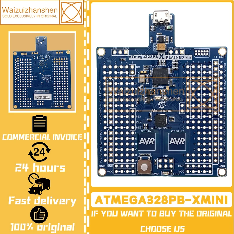 Плата ATMEGA328PB-XMINI ATMEGA328P AVR MCU 8-битная оценочная плата В НАЛИЧИИ | AliExpress