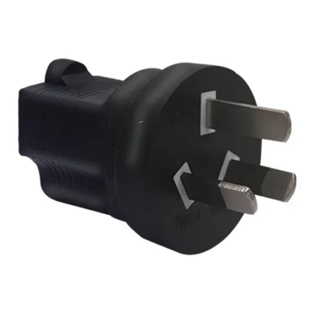 Черный адаптер питания 10 А 250 В, Австралия, Новая Зеландия, Китай, 3 ...