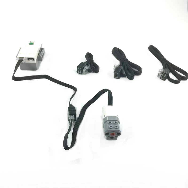 Силовые функции 9686 Ev3 WEDO 2,0 Удлинительный кабель, строительные блоки, кирпичи ...