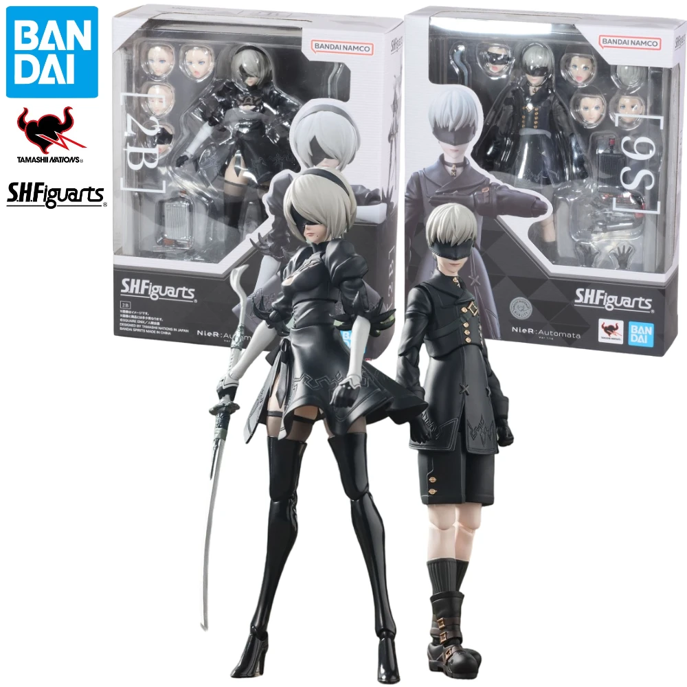Bandai SHF S.H.Figuarts NieR: Automata 2B 9S фигурки | AliExpress